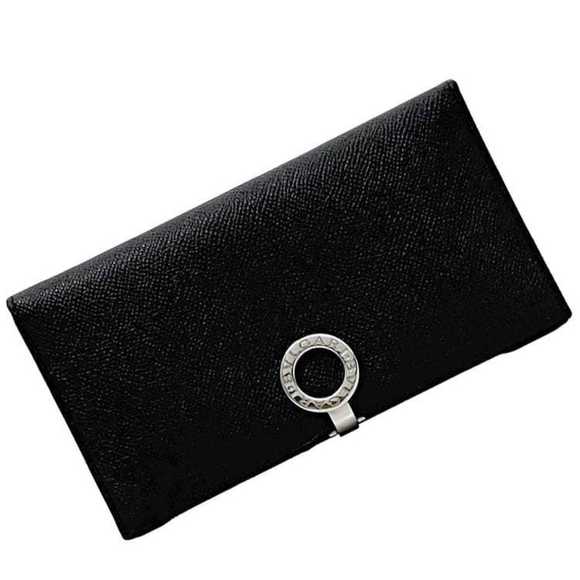 BVLGARI | Accessories | Bvlgari Bifold Long Wallet Ec23665 Black ...